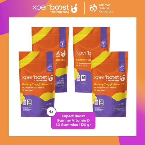 Promo Expert Boost - Paket 4 Gummy Vitamin D 600 IU Anak dan Dewasa ...