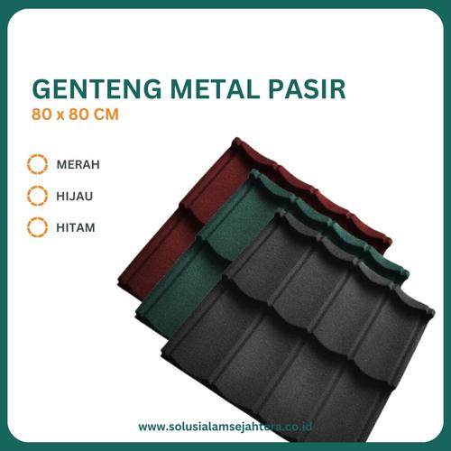 Jual Genteng metal pasir 2x4 warna merah, hitam, hijau - Genteng Merah ...