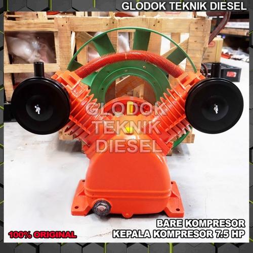 Jual Bare Air Compressor Head Pump 7.5 HP Kepala Kompresor Angin 7,5 HP ...