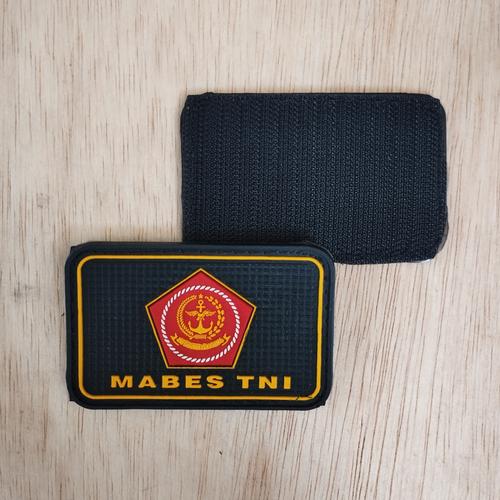 Jual patch rubber logo tni ad mabes tni kotak - tempelan emblem karet ...