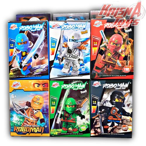 Jual MAINAN BALOK SUSUN KARAKTER NINJA/BRICKS FIGURE NINJA - Putih - Kota Bandung - Novi Toys ...