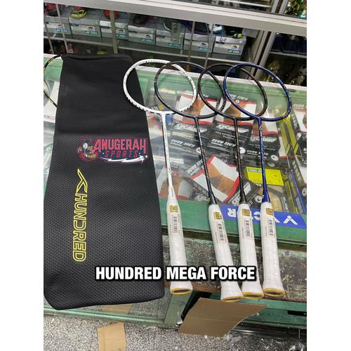 Jual Raket Badminton HUNDRED MEGA FORCE ORIGINAL - WHITE - Kota Malang ...