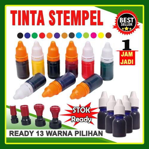 Jual Tinta Stempel Otomatis 5 ML sedia 13 Warna - Hijau Muda - Jakarta Timur - Pink Stempel ...