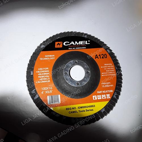 Jual Batu gerinda amplas A120 (flap disc) Camel - Kab. Tangerang - LIGA ...
