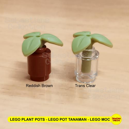 Jual LEGO PLANT POTS - LEGO POT TANAMAN - LEGO MOC - Trans Clear ...