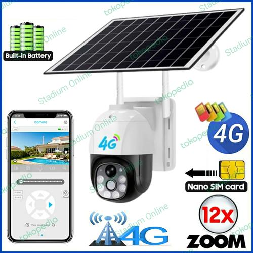 Jual NEW CCTV IP CAMERA SIMCARD 4G OUTDOOR TENAGA SOLAR PANEL SURYA ...