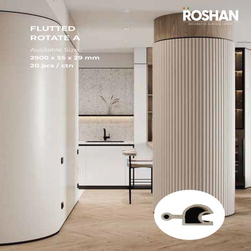 Jual WPC WALL PANEL FLUTED ROTATE 290 x 5,5 CM - ROTATE A (ROUND) - SKY ...