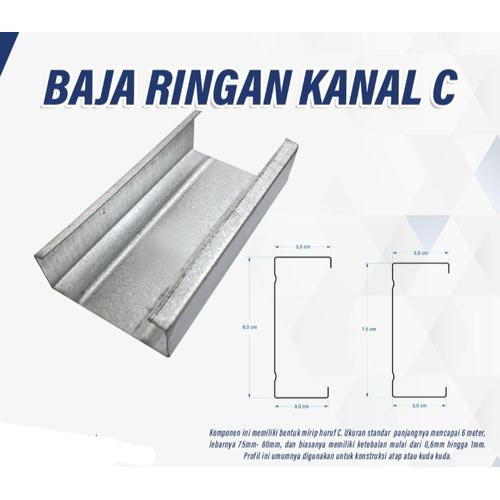 Jual Canal C Baja Ringan C75 - C75 065 Pj 6mtr - Kab. Gresik - JEFINDO ...