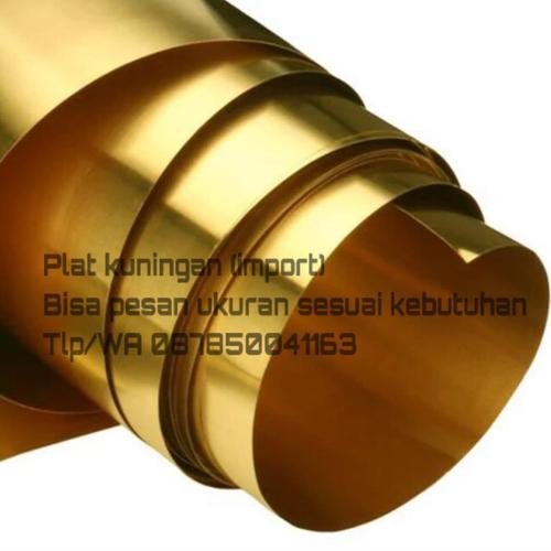 Jual plat kuningan 0.5mm x 1000mm x 2000mm - Kuningan lembaran ...
