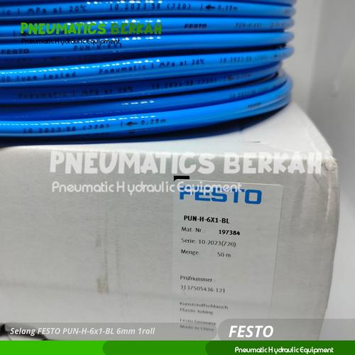 Jual Selang Pneumatic FESTO PUN-H-6x1-BL 6mm / Selang Festo 6mm 1 roll - Jakarta Barat ...