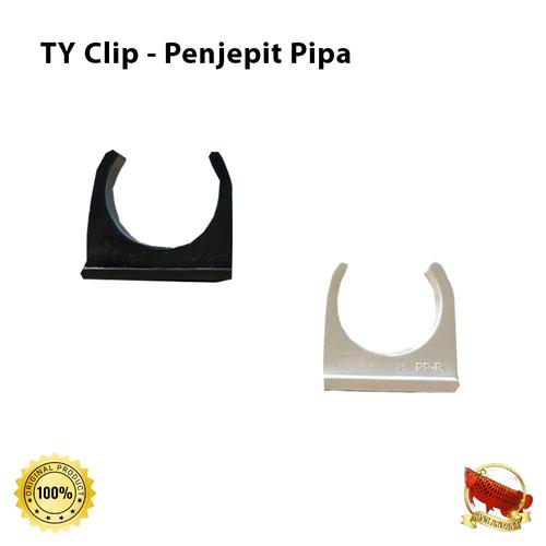 Jual TY Clip / Penjepit Pipa Pipe U - PVC by 3 Pawns - White, 32 mm ...