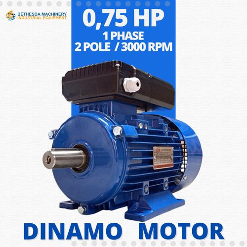 Jual Dinamo Motor 0.75 HP Dinamo Motor 0.75HP Motor 1Phase ADK - Kota ...