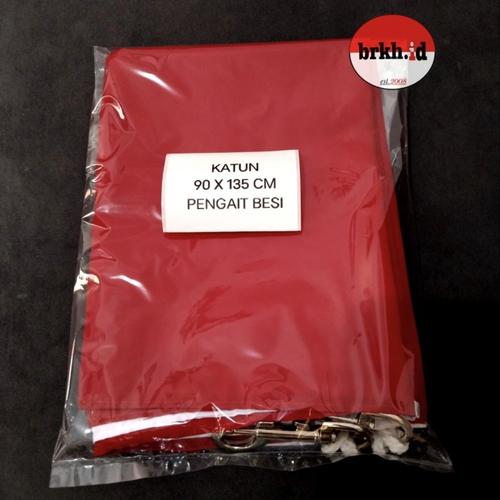 Jual Bendera Merah Putih Katun 90x135 Cm - Pengait Besi/Bendera Upacara ...