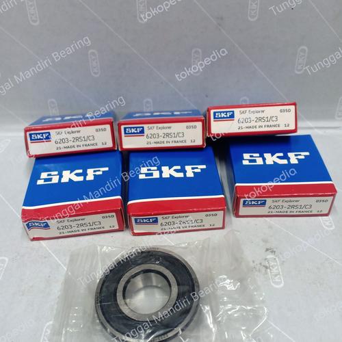 Jual BALL BEARING 6203 2RS/C3 SKF ORIGINAL - Jakarta Barat - Tunggal Mandiri Bearing | Tokopedia