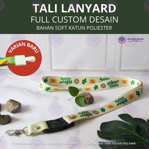 Jual Cetak Lanyard Custom Katun Full Print Color Tali ID Card - Uk 1 ...