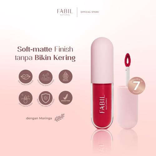 Jual [NEW] Fabil Lip Matte with Moringa & Vit E - Soft Matte Finish ...