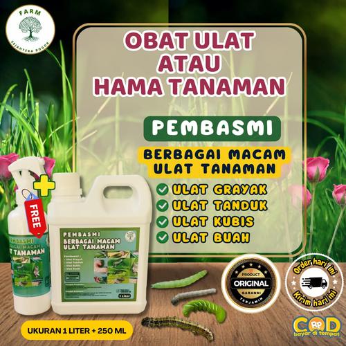 Jual OBAT PEMBASMI ULAT/ HAMA TANAMAN NO 1 PALING AMPUH, 1LITER ...