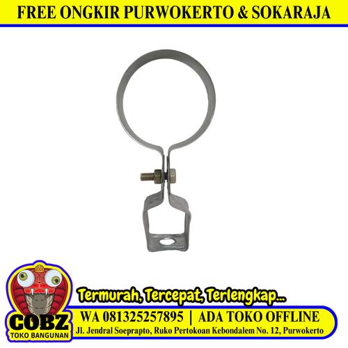 Jual 2 IN / TM Klem Pipa Gantung Hanger Clamp Galvanis Tipis - Kab ...
