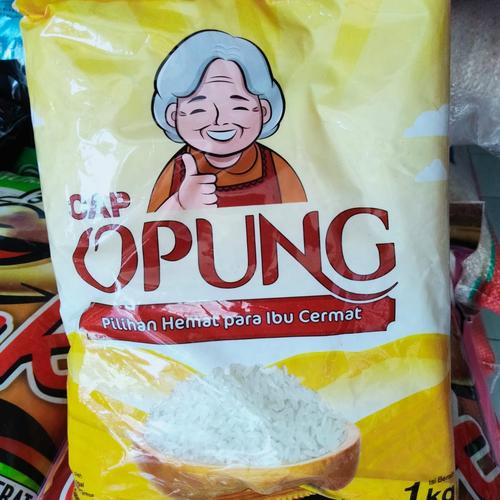 Jual beras cap opung 1kg - Kota Surabaya - Sembako Krido Redjo | Tokopedia