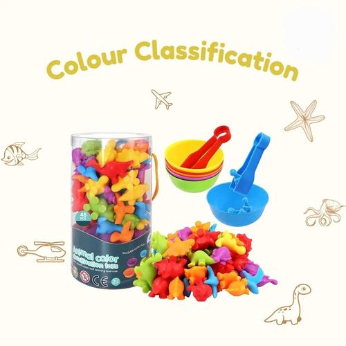 Jual Color Classification Toys Sorting Color Mainan Montessori Edukasi ...