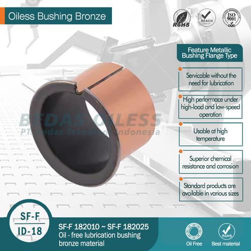 Jual SFF ID = 18mm Oil-free/self-lubricating bushing copper bearing ...
