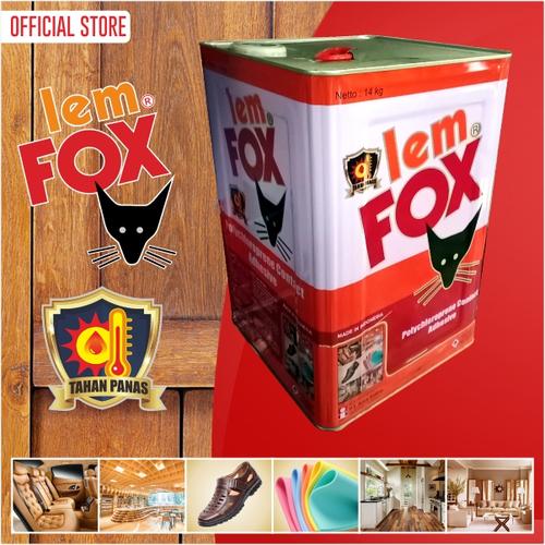 Promo Lem Fox Lem Kuning Serbaguna Lem HPL Lem Fox Merah Blek 14 kg ...