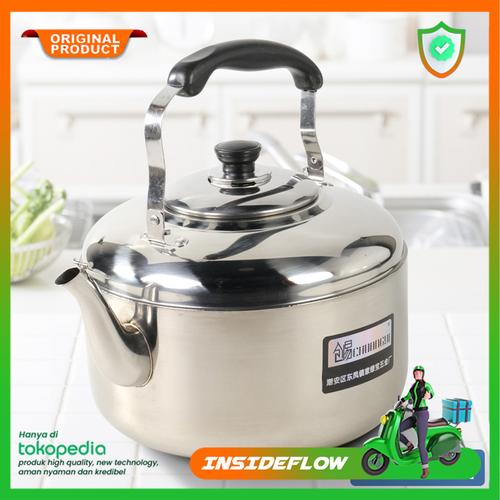 Jual Teko Masak Air Panas Besar Stainless Steel Water Kettle Alarm ...