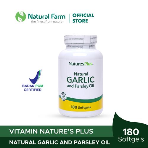 Promo Natures Plus Garlic & Parsley Oil - 180 Softgels Cicil 0% 3x ...