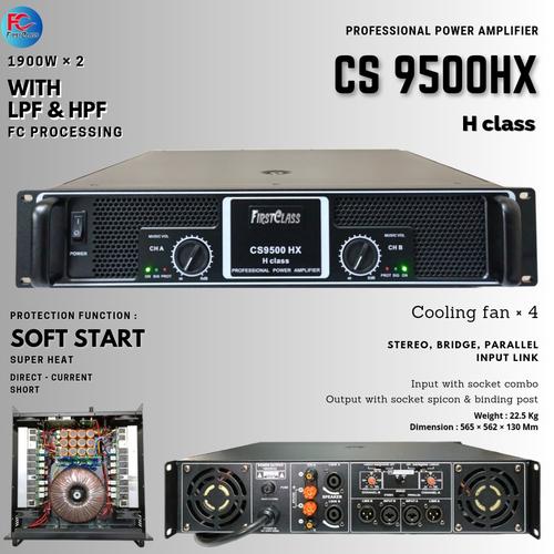 Jual Professional Power Amplifier Firstclass CS 9500HX | Power CS9500HX ...
