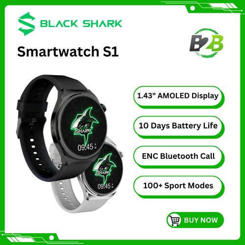 Promo Black Shark S1 Smartwatch AMOLED Display 100+ Sports Modes ...