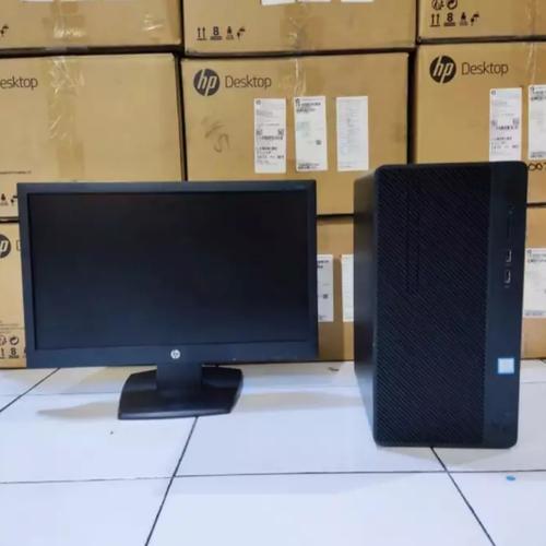 Jual Pc paketan i5-gen 9 + monitor hp 19 inch lengkap box like new ...