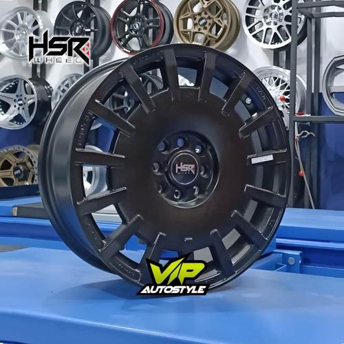 Jual Velg racing HSR Rally R17 black Toyota raize mobilio yaris avnza ...