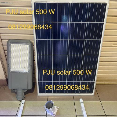 Jual lampu jalan PJU solar panel besar 500w 300w 200w 100w PJU tenaga ...