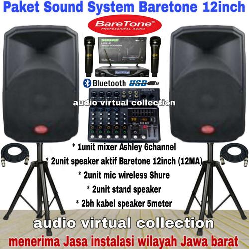 Jual Paket Sound System Baretone 12inch ( BEST 1 ) - NON INSTALASI ...