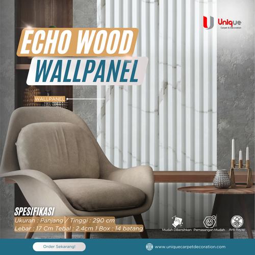 Jual Wall Panel 3D Motif Kayu / Kisi Kisi Wallpanel / Panel Dinding PVC ...
