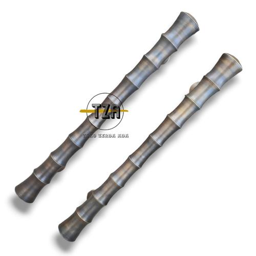 Promo Handle Pintu Rumah Kuningan Antik Motif Bambu 2 Pcs - 40 cm - Kab ...