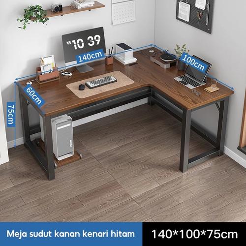 Jual Meja Type L Meja Kantor Serbaguna / Meja Kerja / Meja Gaming ...