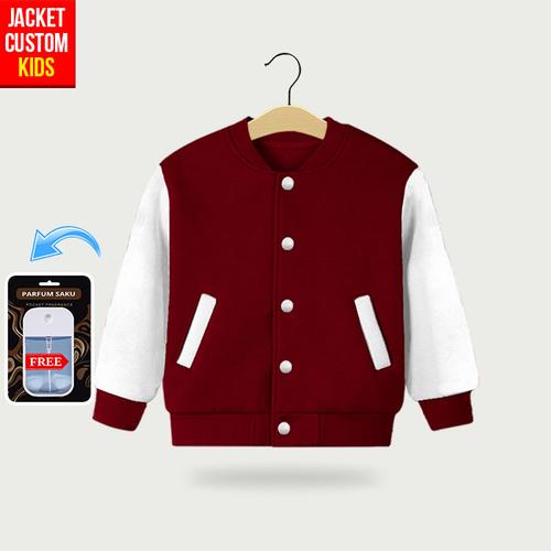 Jual Jaket Bomber Anak ( MAROON ) Usia 1 2 3 4 5 6 7 8 9 10 11 12Tahun ...