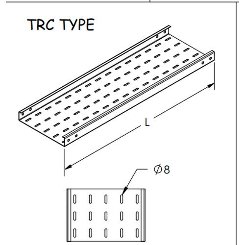 Jual Cable Tray/Kabel tray tipe C 50x50x3000 Plat 1.8 Material SPHC ...