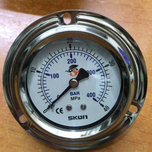 Jual Manometer pressure Gauge Skon 40MPA / 4" inch Model payung ...