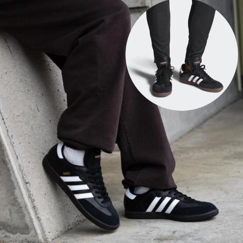 Jual Sepatu Sneakers Pria Adidas Men Samba Classic 034563 Black ...
