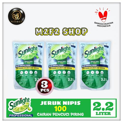 Jual Sunlight Liquid Professional | Sabun Cair Cuci Piring Jeruk Nipis ...