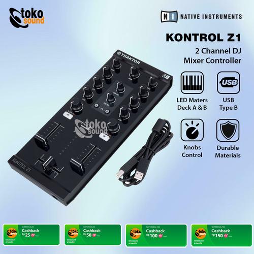 Jual Native Instruments Traktor Kontrol Z1 - DJ Mix Controller - Jakarta Barat - Tokosound ...
