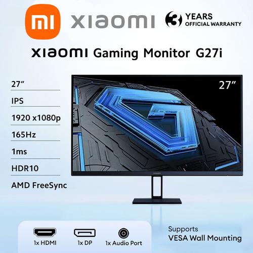 Jual Xiaomi LED Gaming Monitor G27i 165Hz 27"IPS 1080p FHD 1ms HDMI DP ...