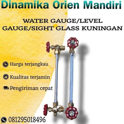 Jual Water Gauge/Level Gauge/Sight glass Kuningan 1/2" Inch 40cm ...