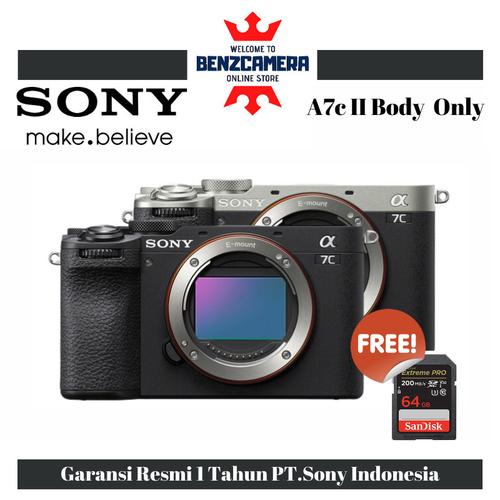 Jual Sony a7C II Sony a7CII Body Only - Black - Jakarta Pusat - Benzcamera | Tokopedia