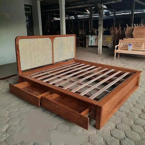 Jual Dipan Ranjang Tempat Tidur Minimalis Custom Laci Kayu Jati Grade A ...