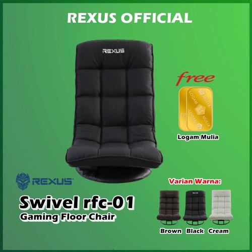 Promo Rexus Swivel RF-C01 Gaming Floor Chair RFC01 Kursi Lantai - Cream ...
