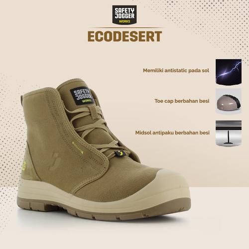 Jual Safety Jogger Ecodesert S1P Mid Sepatu Safety Sporty Anti Paku ...
