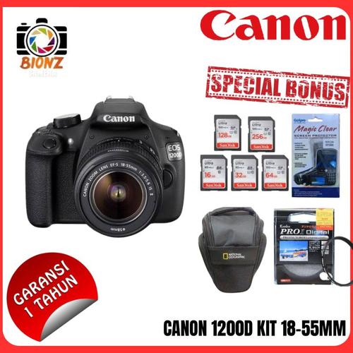 Jual CANON EOS 1200D KIT 18 55MM / CAMERA CANON 1200D KIT 18-55MM ...